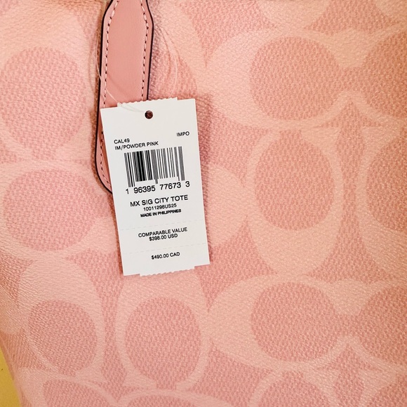 Coach | Bags | Coach Pink Tote And Wallet Set | Poshmark